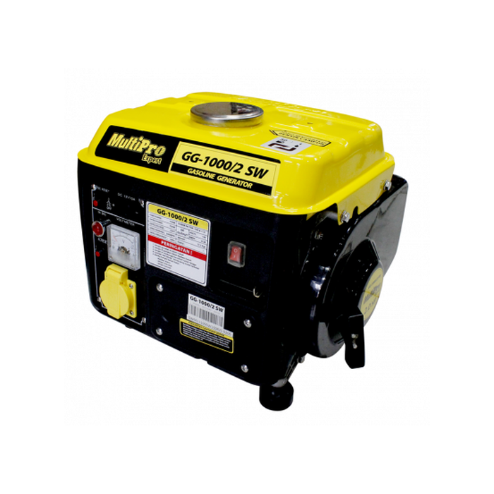 MULTIPRO – MESIN GENSET LISTRIK BENSIN GENERATOR 1000 WATT GG-1000/2 SW ...