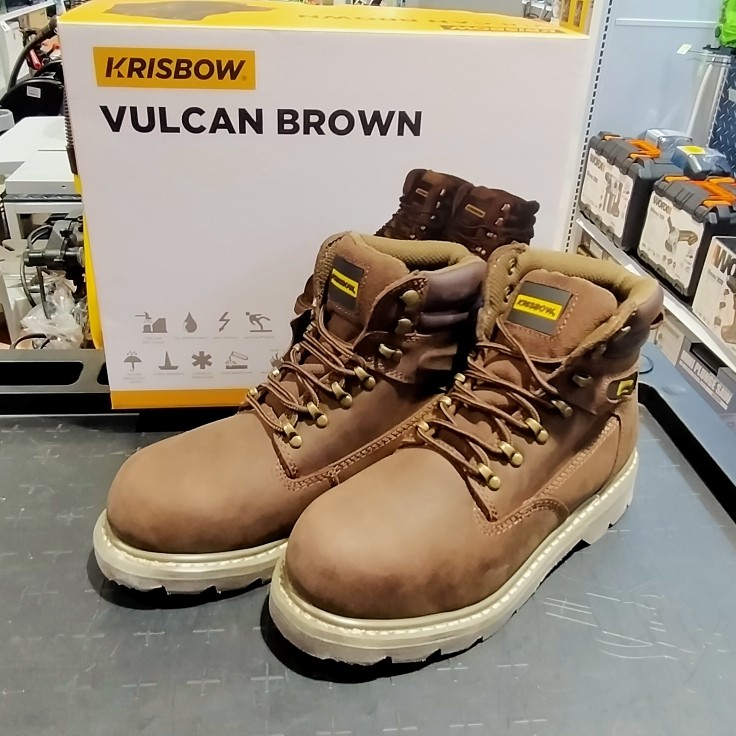 KRISBOW – SAFETY SHOES – VULCAN BROWN & BLACK | WordPress Site