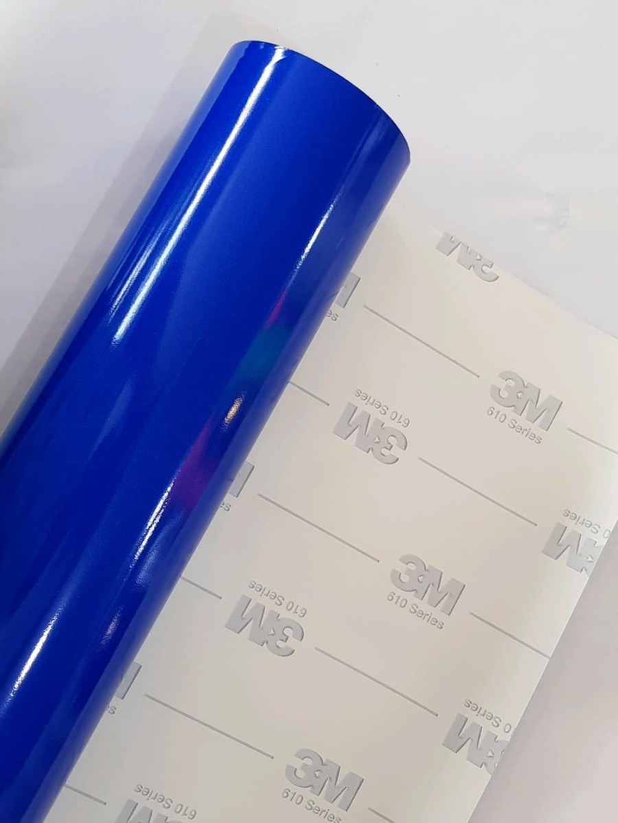 3M Scotchlite 610 Series Reflective Sticker – 60 cm x 50 cm , Biru ...