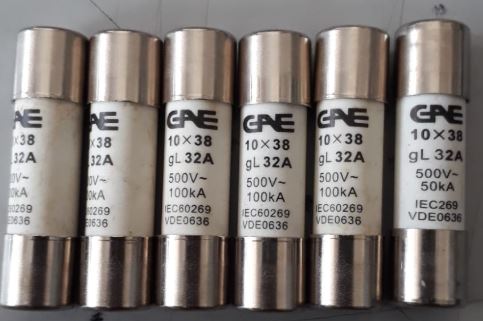 Fuse Keramik GAE 10×38 gL 32A 500V 100kA HRC Fuse keramik GAE ...